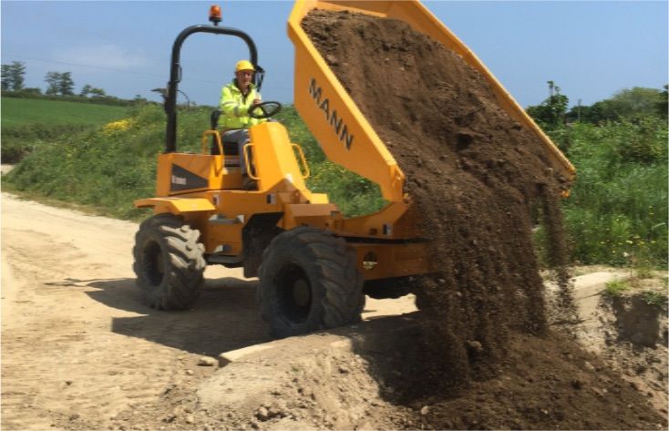 Forward Tipping Dumper Training Course Cornwall Devon South West UK